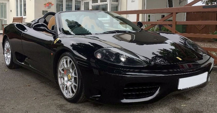 ประมูลรถ Ferrari 360 Spider ของ David Beckham