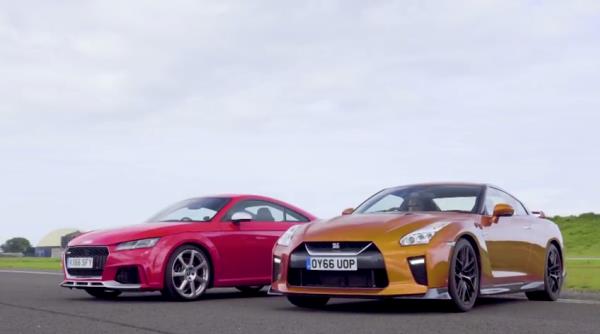 แข่งข้ามรุ่น!! “Nissan GT-R” VS “Audi TT RS”