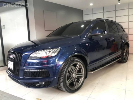 Audi Q7 3.0 V6 TDI Quattro S Line สี NAVY BLUE ปี 2013 . 19868872