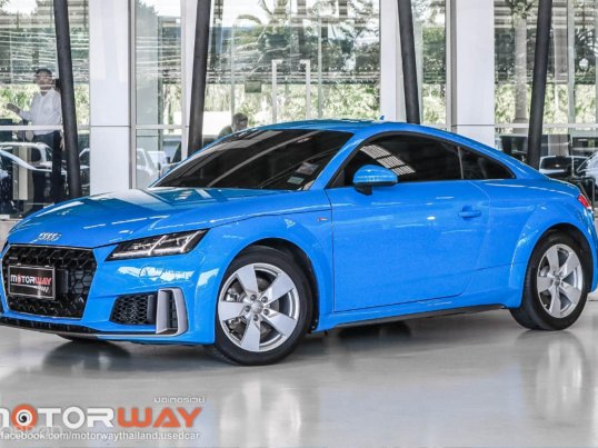 Audi TT Coupe’ 45 TFSI quattro S-Line สีฟ้า Turbo Blue Solid ปี 2021 ...