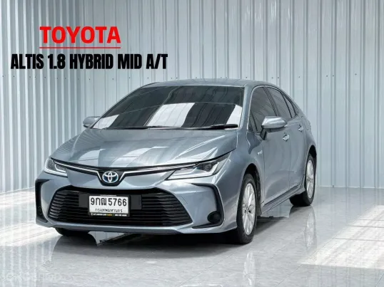 เบนซิน-ไฟฟ้า Toyota Corolla Altis Hybrid Mid รถเก๋ง 4 ประตู 24913582