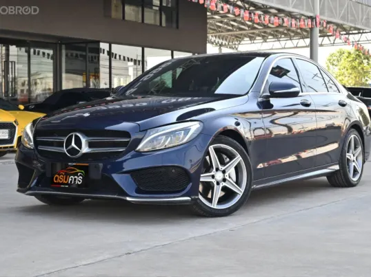 Benz C300 2.1 W205 Blue TEC HYBRID AMG Dynamic 2015 รถบ้านมือเดียวชุด ...